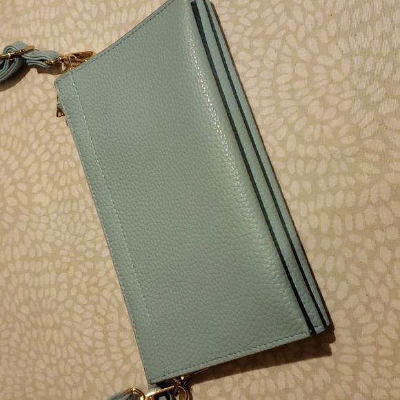 Bags | Powder Blue 3way Adjustable Purse Clutch Crossbody Shoulder ...
